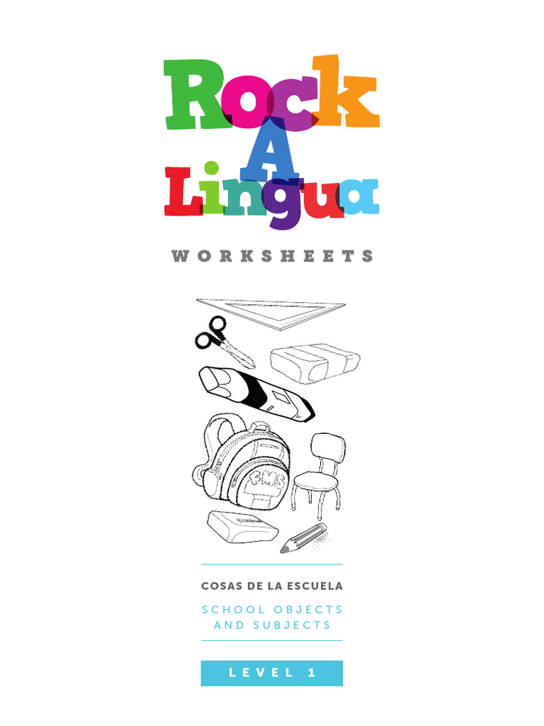 Cosas de La Escuela (Worksheet) | PDF