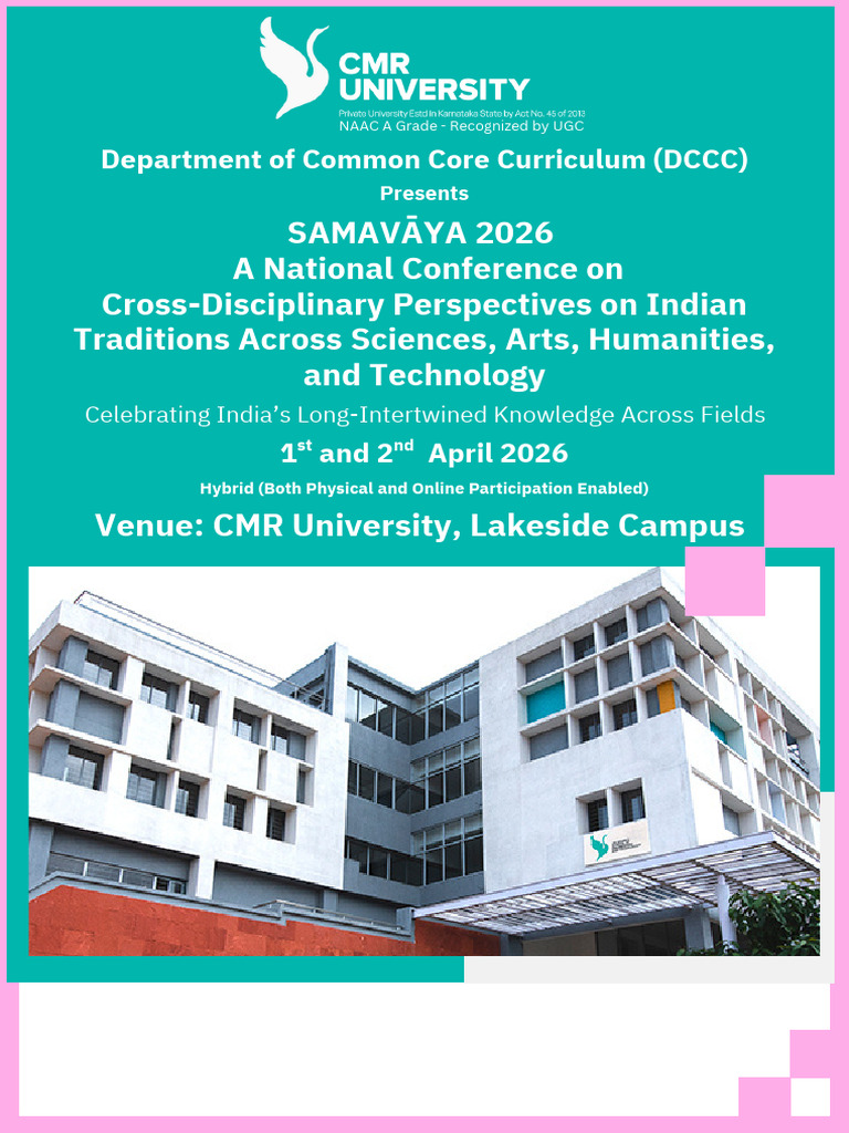 Samavāya Two Days National Conference Brochure 2026-1 | PDF | Science ...