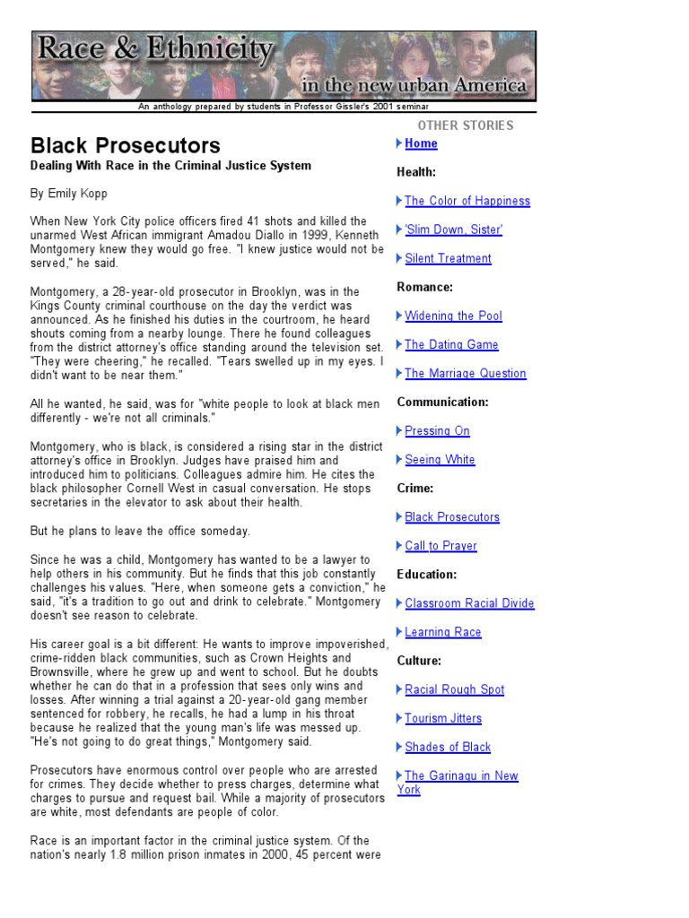 Black Prosecutors | PDF | Prosecutor | Acquittal