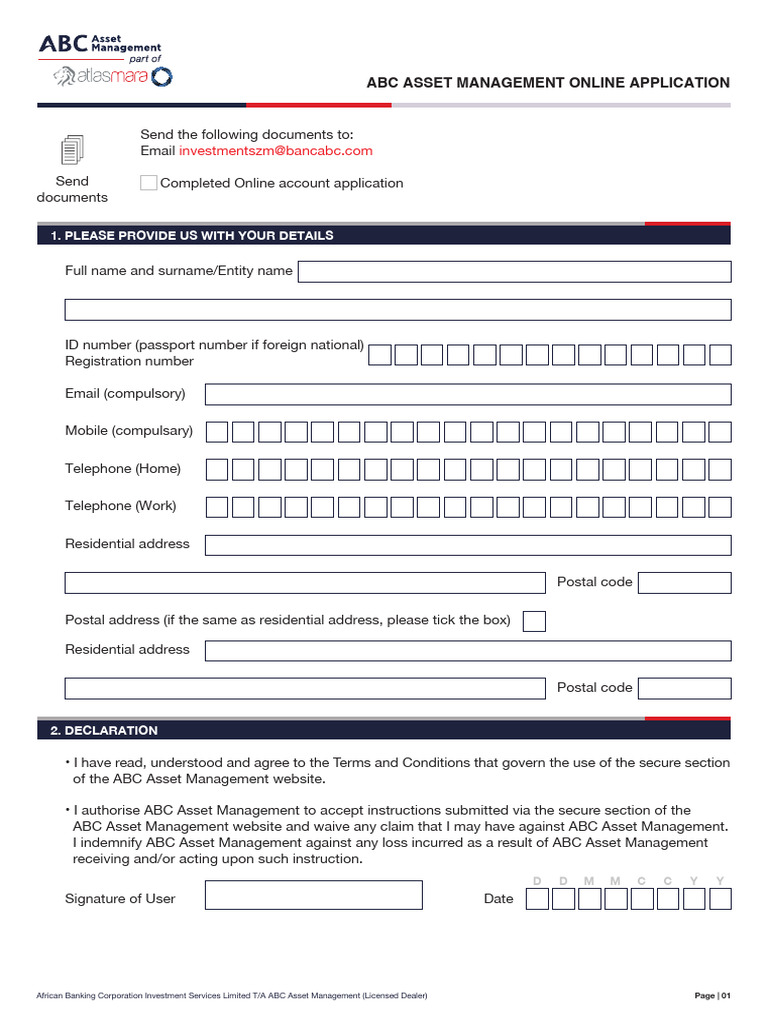 ABC - AM - Online Acc Application - Form Digital | PDF | Intellectual ...