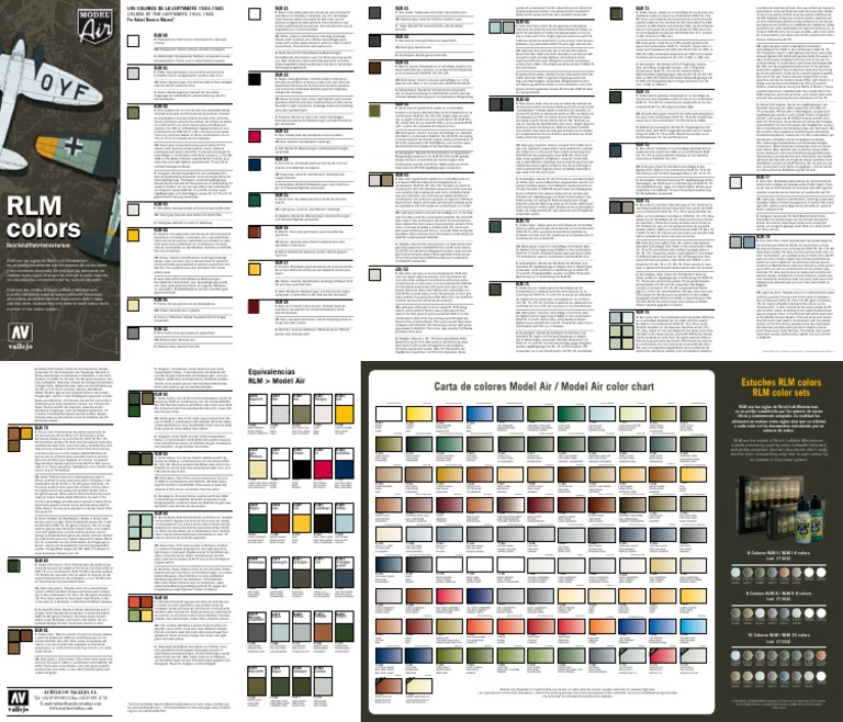 Colores RLM | PDF | marrón | Verde