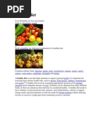 Fruit and Vegetable Nutrition Tier List | PDF | Vegetables | Vitamin