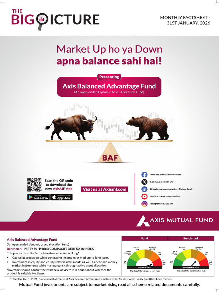 Axis Fund Factsheet January 2026 | PDF | Mutual Funds | Investing
