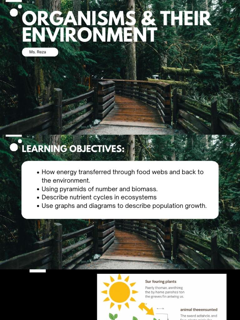 Ch.18 Organisms and Their Environment | PDF | Food Web | Ecosystem