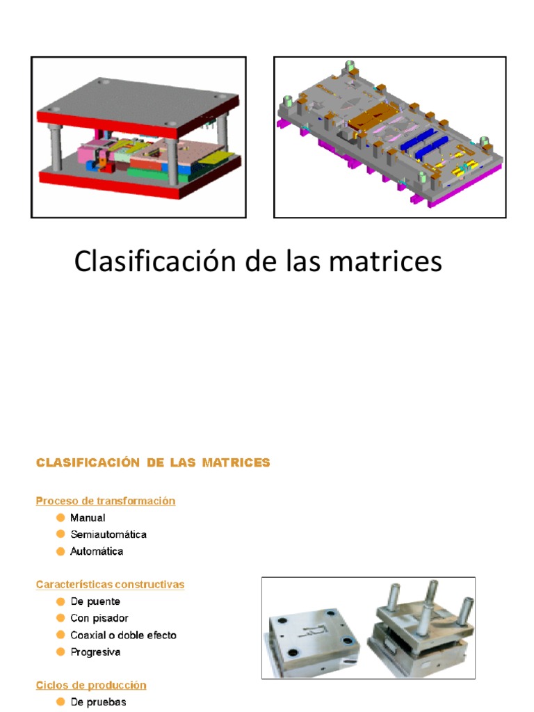 Clasificacion de La Matriceria | PDF