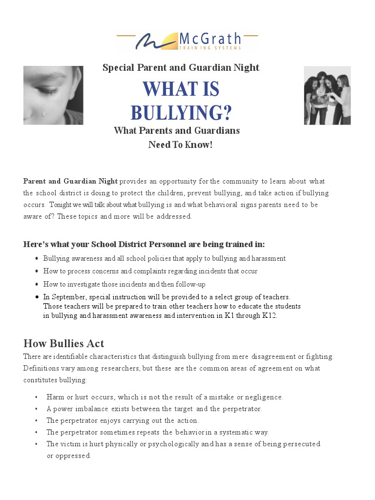 Parent-Guardian Handout FINAL | PDF