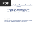 ANRF Advanced Research Grant Proposals | PDF | Science | Engineering
