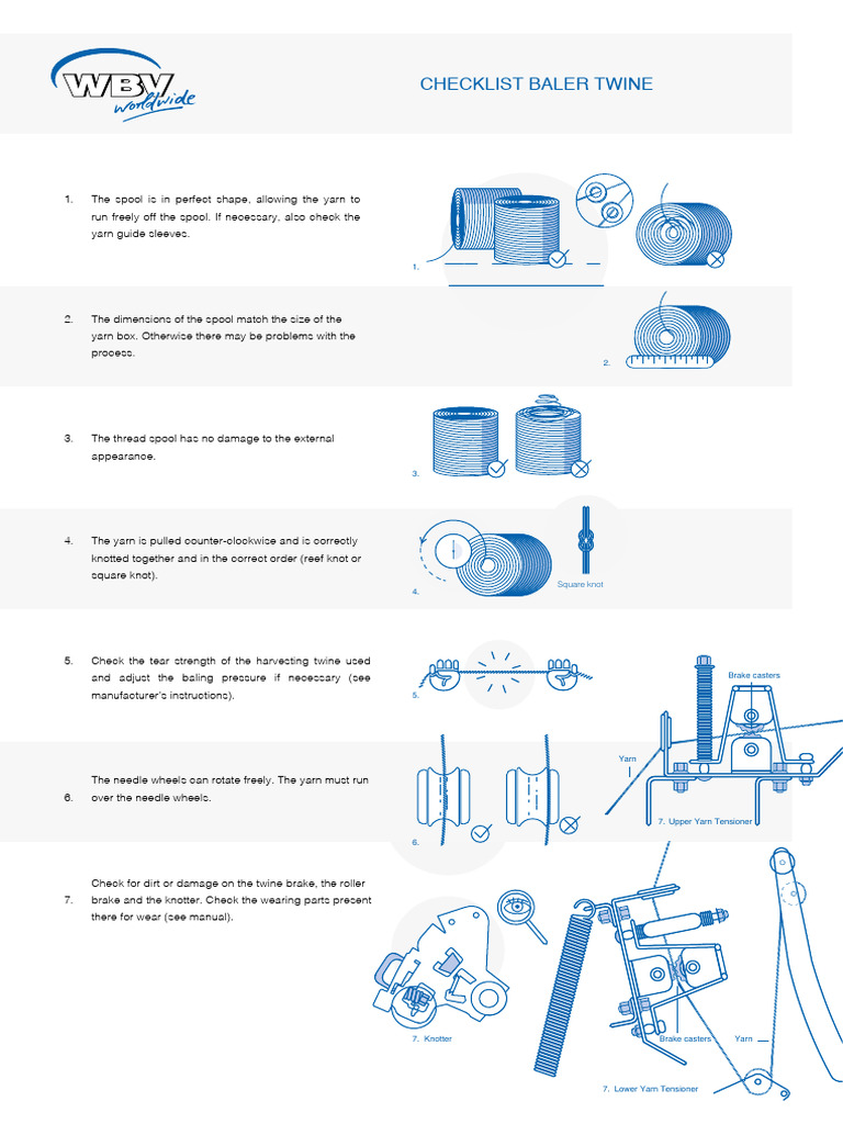 Checklist Baler Twine | PDF