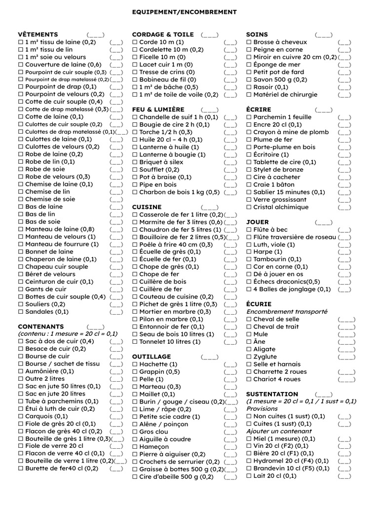 Feuille D'encombrement | PDF