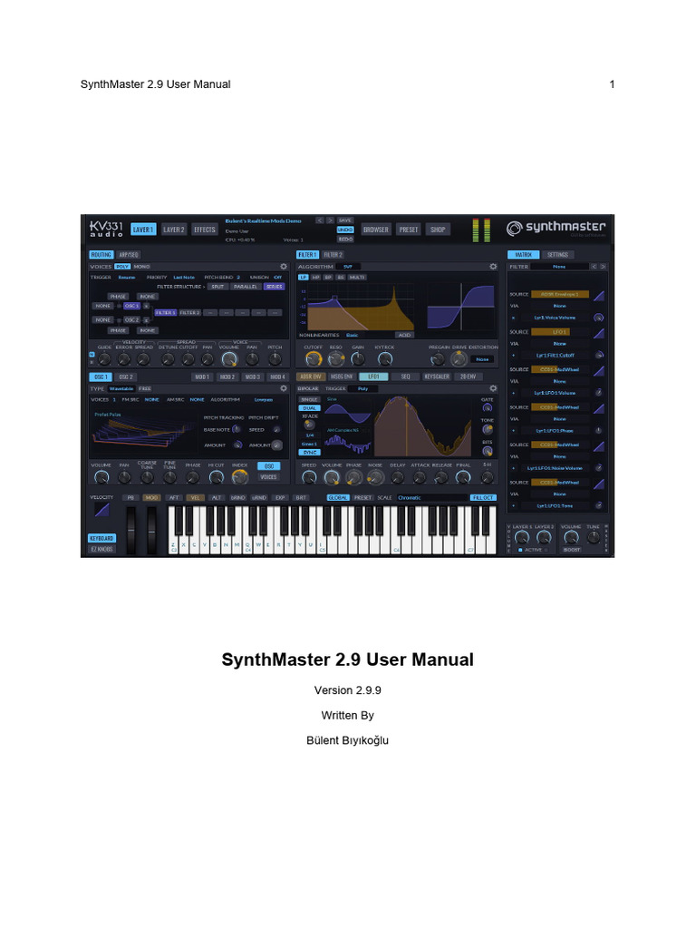 Synth Master User Manual | PDF | Default (Computer Science) | Computer File