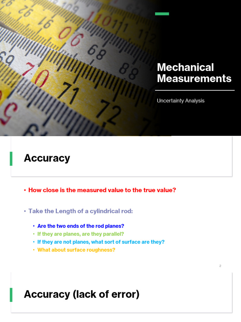 05 Uncertainty Calibration Mechanical Measurements | PDF | Accuracy And ...