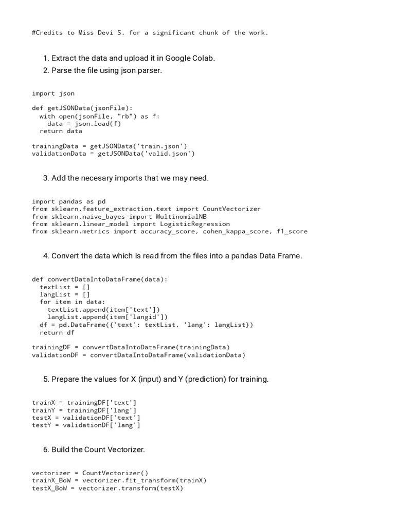 Language Identification - Ipynb - Colab | PDF