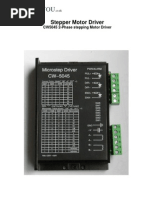 Stepper Motor Speed Profile | PDF | Equations | Acceleration
