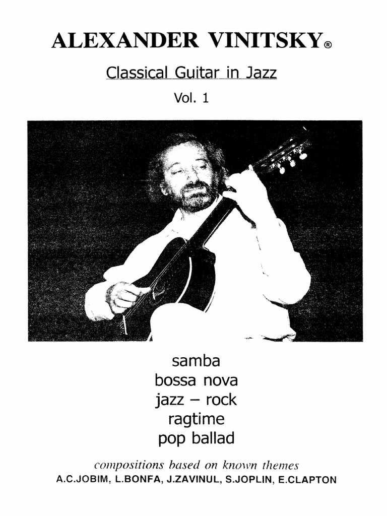 Alexander Vinitsky Classical Guitar in Jazz Vol 1 | PDF