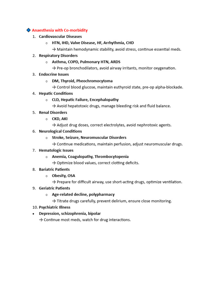 Clinical Anaesthesia Topics List | PDF | Anesthesia | Surgery