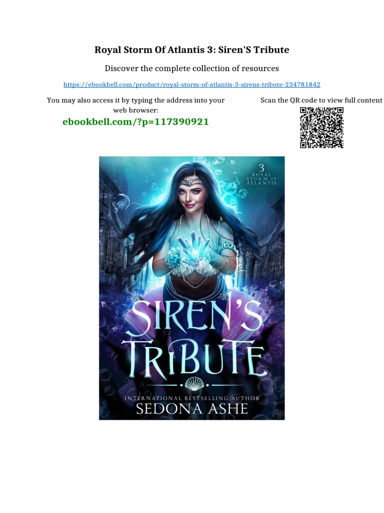 Royal Storm of Atlantis 3: Siren's Tribute Available Full Chapters | PDF