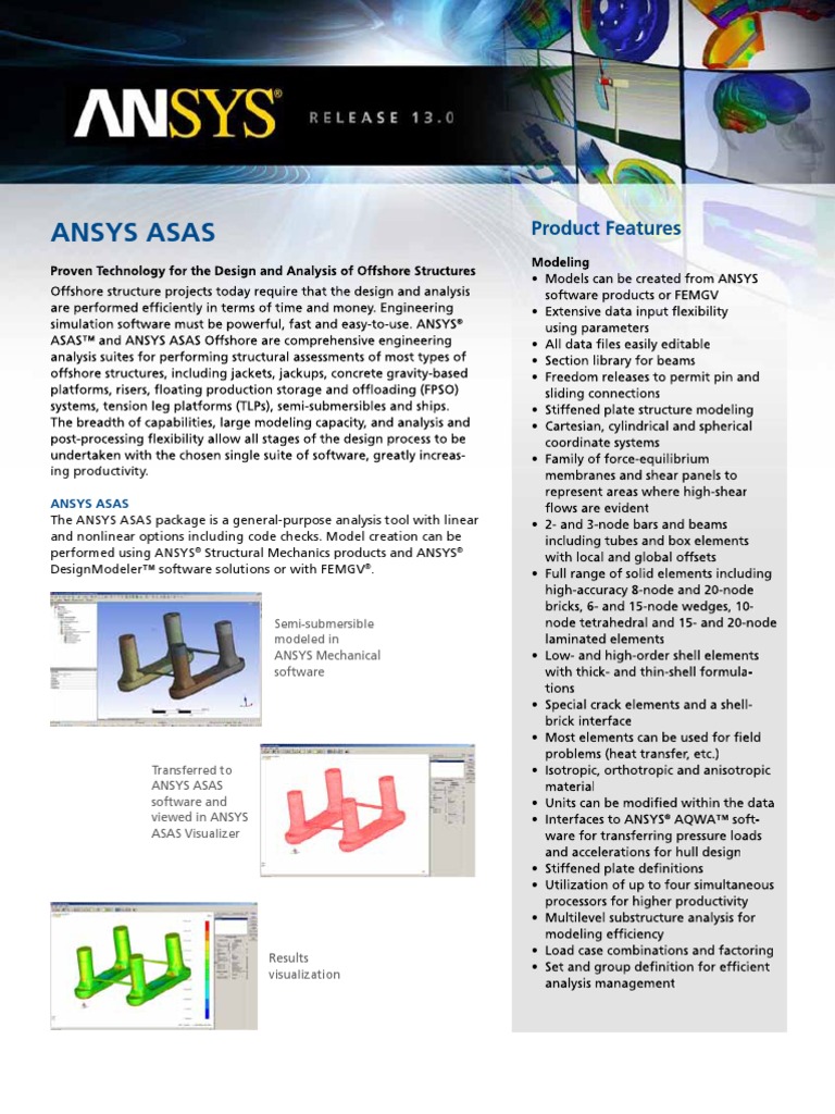 Ansys Asas Brochure | PDF | Buckling | Stress (Mechanics)