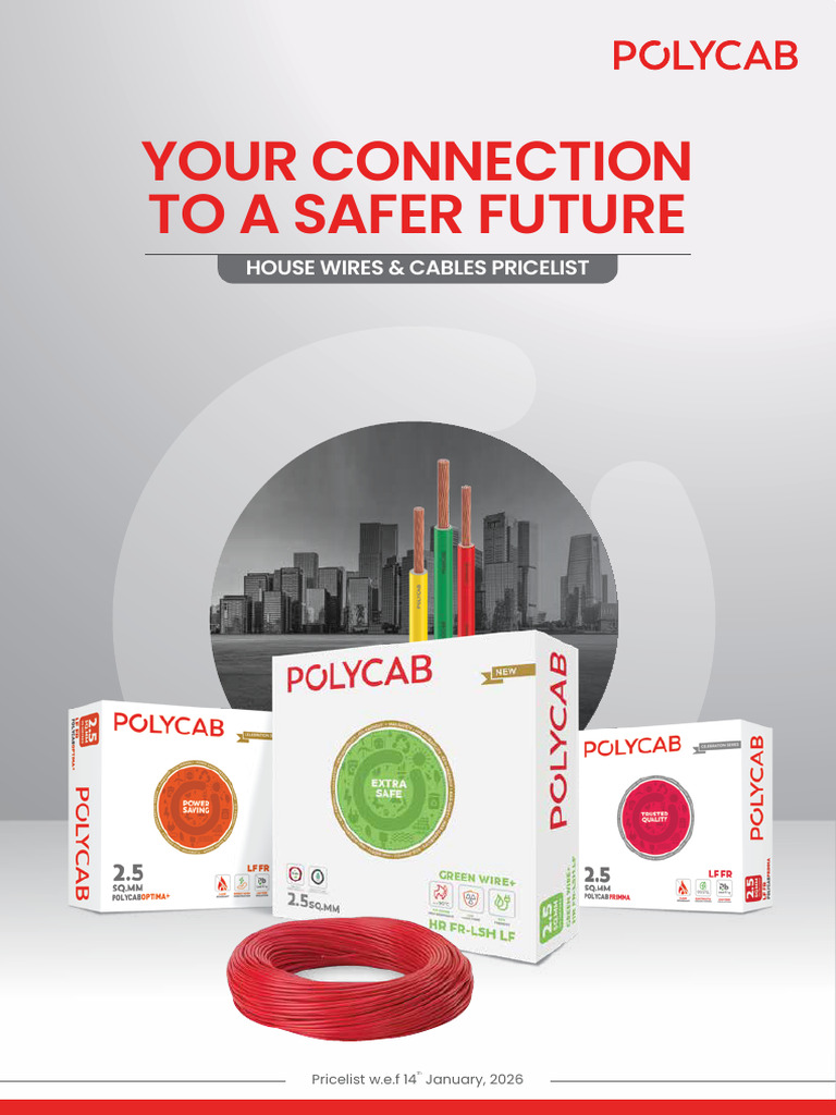 Polycab & Etira 90 - 180 Mtrs. Wires LP DTD 14th January 2026 | PDF ...
