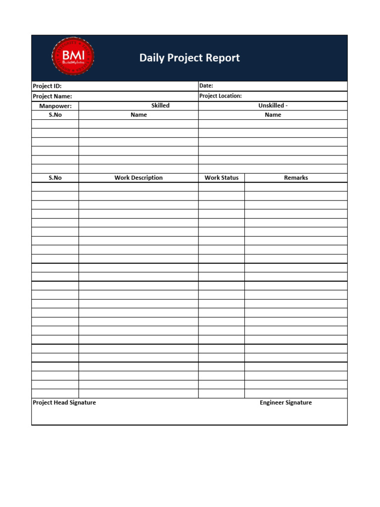Daily Progress Report | PDF