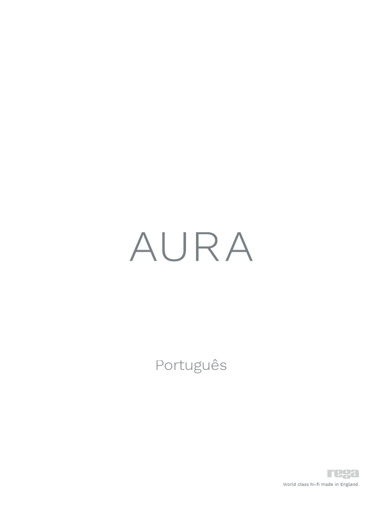 Rega Aura Reference | PDF | Barulho | Transistor