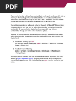 Axis Bank Liberty Debit Card Benefits | PDF | Debit Card | Credit Card