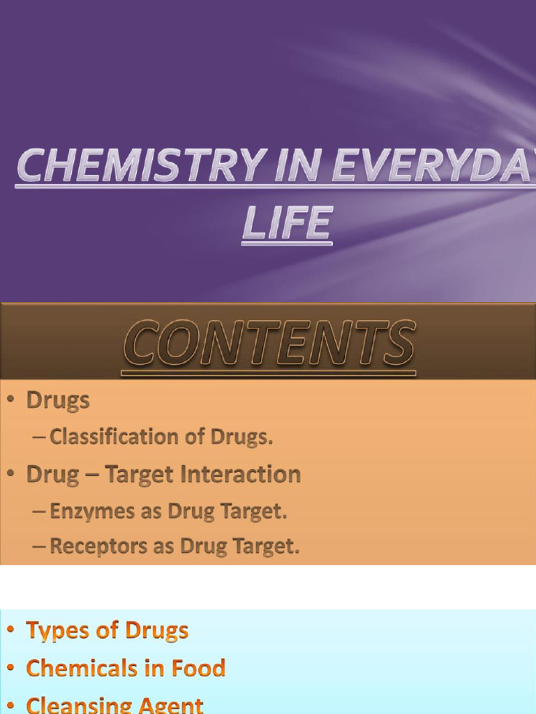 Chemistry in Everyday Life Notes Covers Everything | PDF
