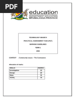Grade 9 Bridge Project Design Brief | PDF | Bridge | Screw
