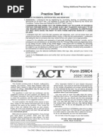 Enhanced ACT October 2025 | PDF