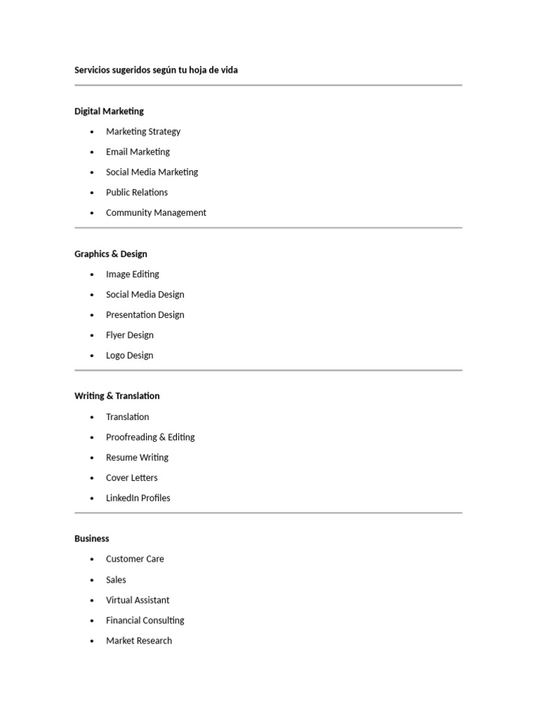 Fiverr | PDF | Suites de oficina | Paquetes de software de aplicación