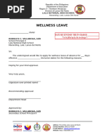 ANNEX A Wellness Leave Application Form COS - Jo | PDF | Justice ...