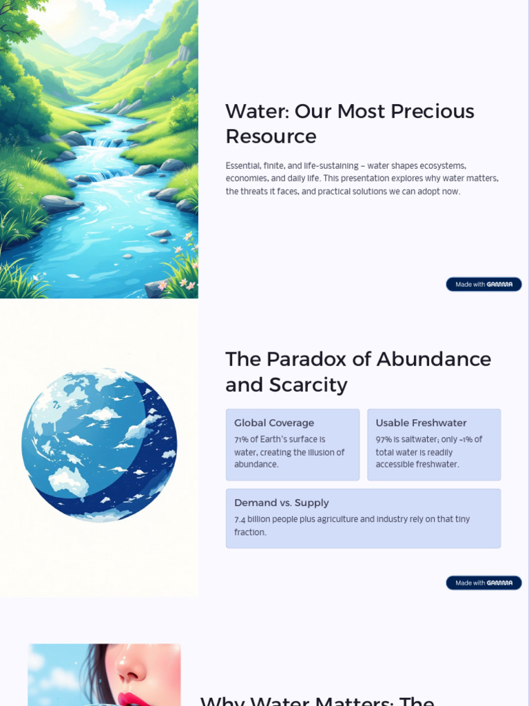 Water Our Most Precious Resource | PDF | Water | Hydrology