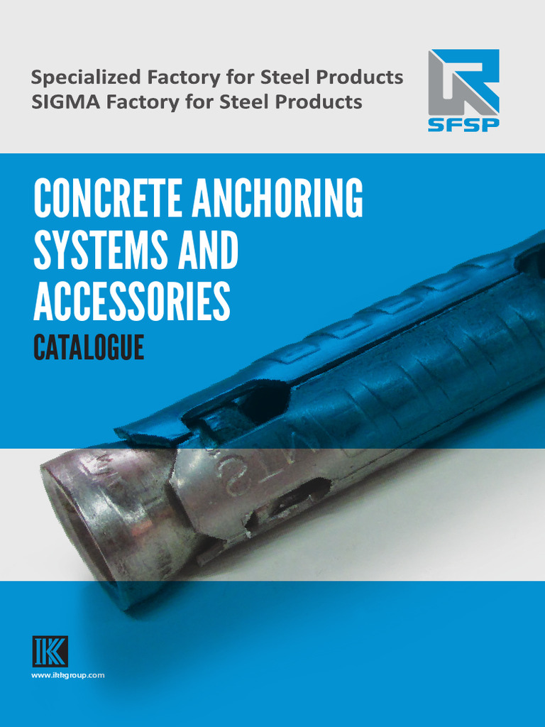 Concrete Anchoring Systems Catalogue | PDF | Screw | Pipe (Fluid ...
