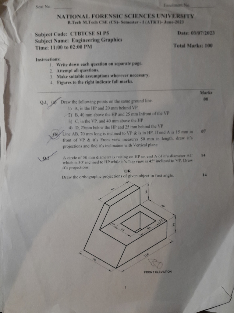 Last Year Papers | PDF