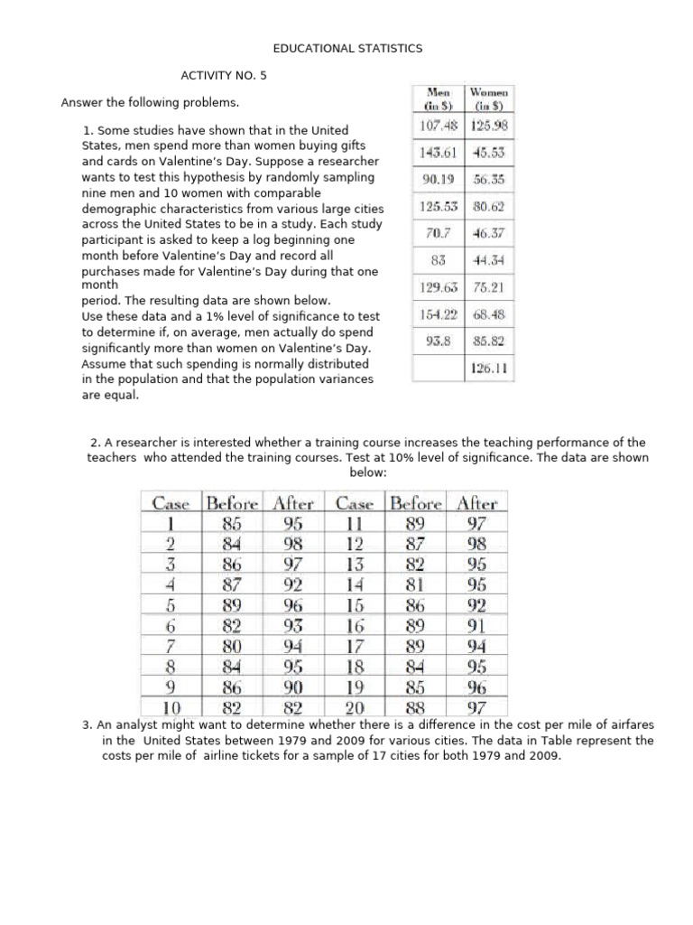 Educational Statistics Act No. 5 | PDF