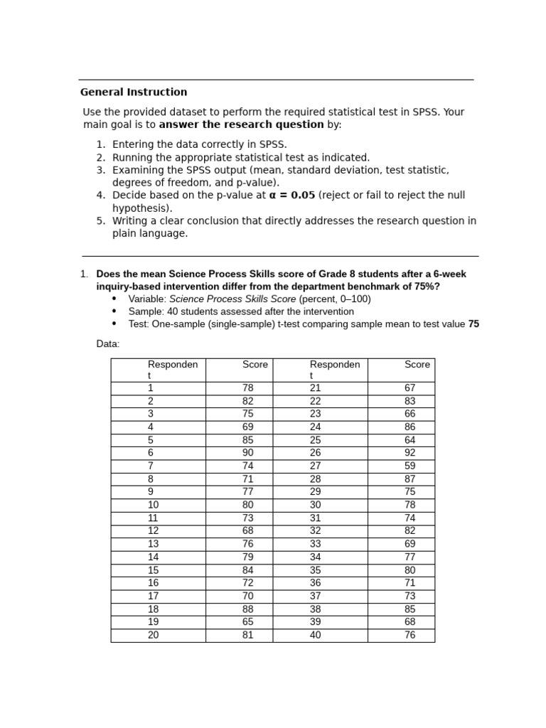 Worksheet - Expiremental Design | PDF | P Value | Statistical Theory