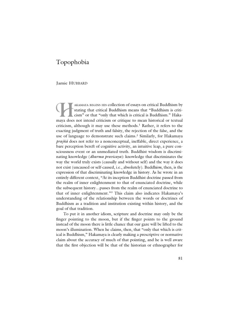 Jamie HUBBARD - Topophobia - P. 81 | PDF | Dialectic | Tao