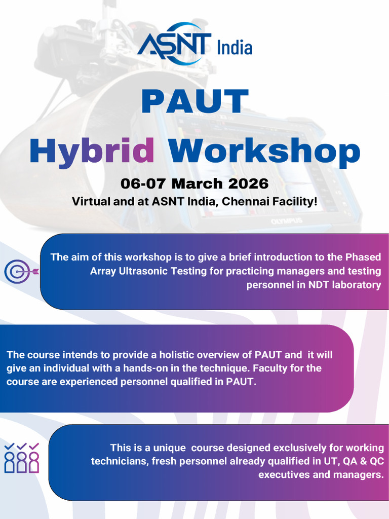 PAUT Workshop PDF | PDF
