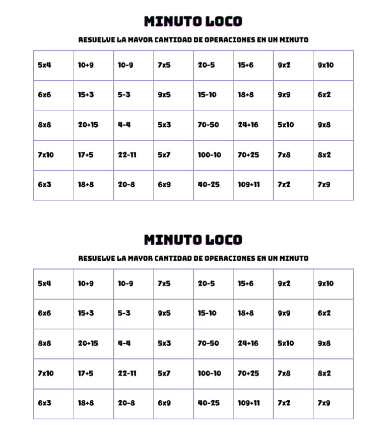 Minuto Loco | PDF