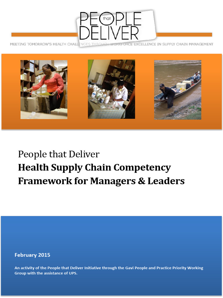 PTD Health Supply Chain Competency Framework For Managers & Leaders ...
