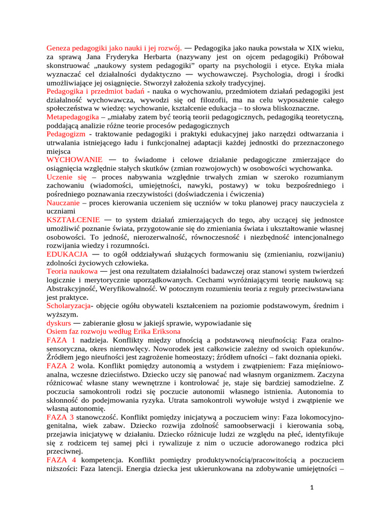 Pedagogika | PDF