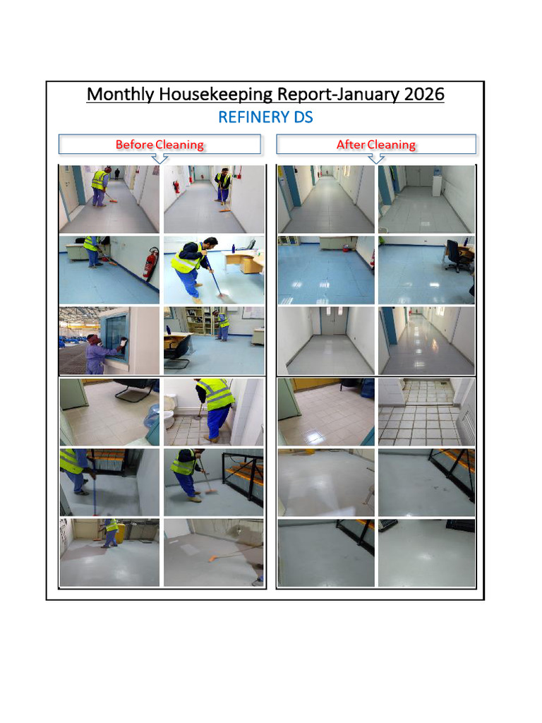 Housekeeping Report - January 2026 | PDF