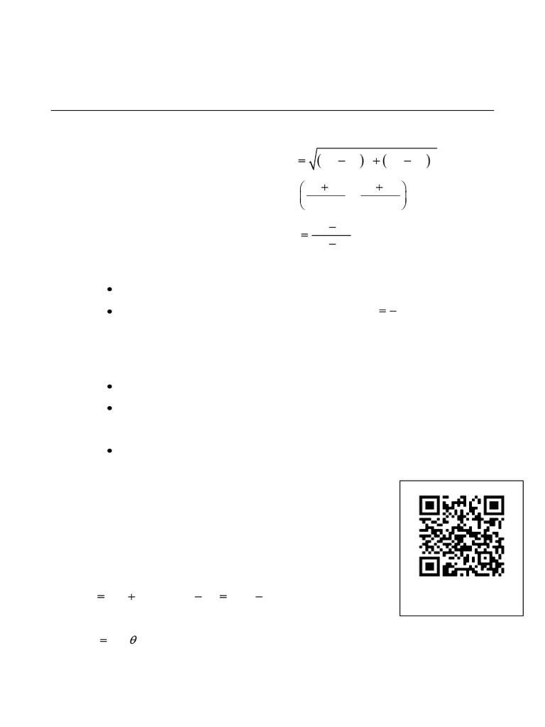 Analytical Geom Notes | PDF | Line (Geometry) | Angle