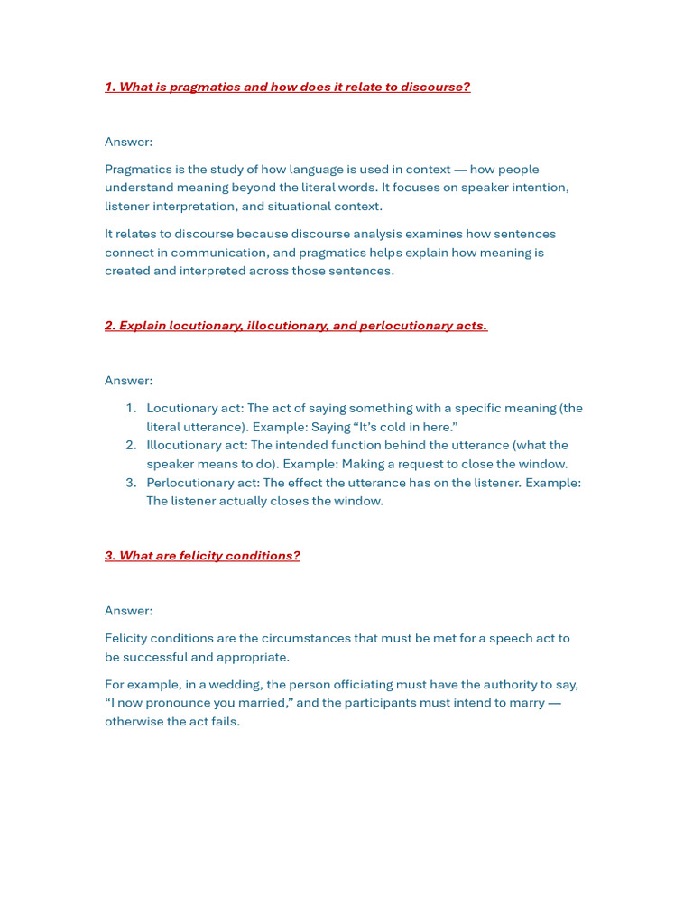 Discourse Analysis Group Assignment | PDF
