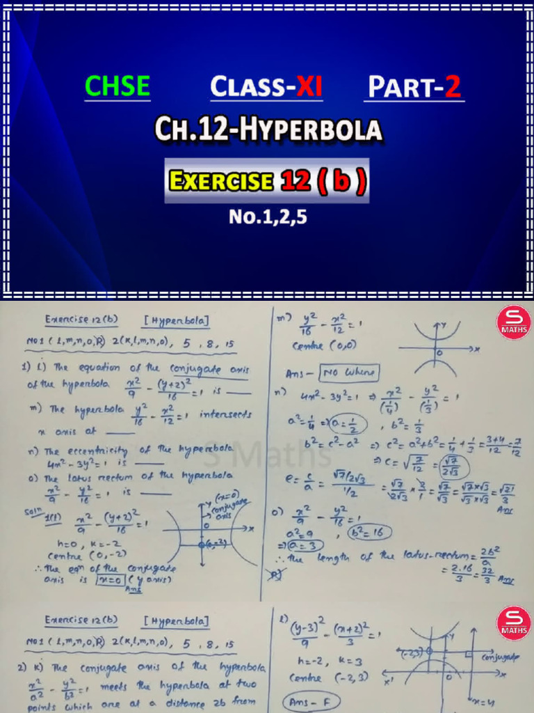 11 Hyperbola Part-2 | PDF