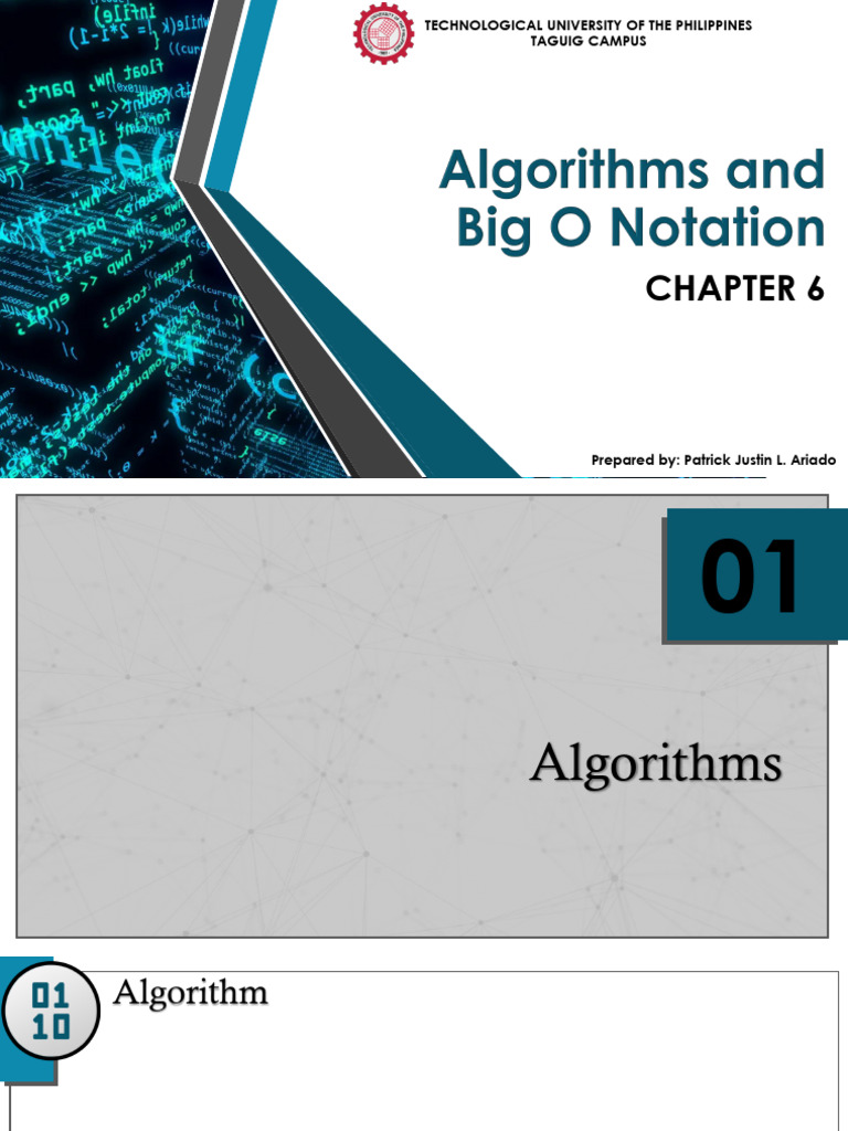 Chapter 6 - Algorithms and Big O Notation (1) | PDF | Dynamic ...