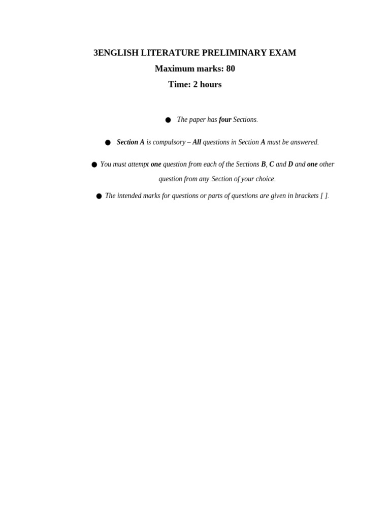 GX Eng Lit Prelim Ak 2024 25 | PDF | Mark Antony | Augustus