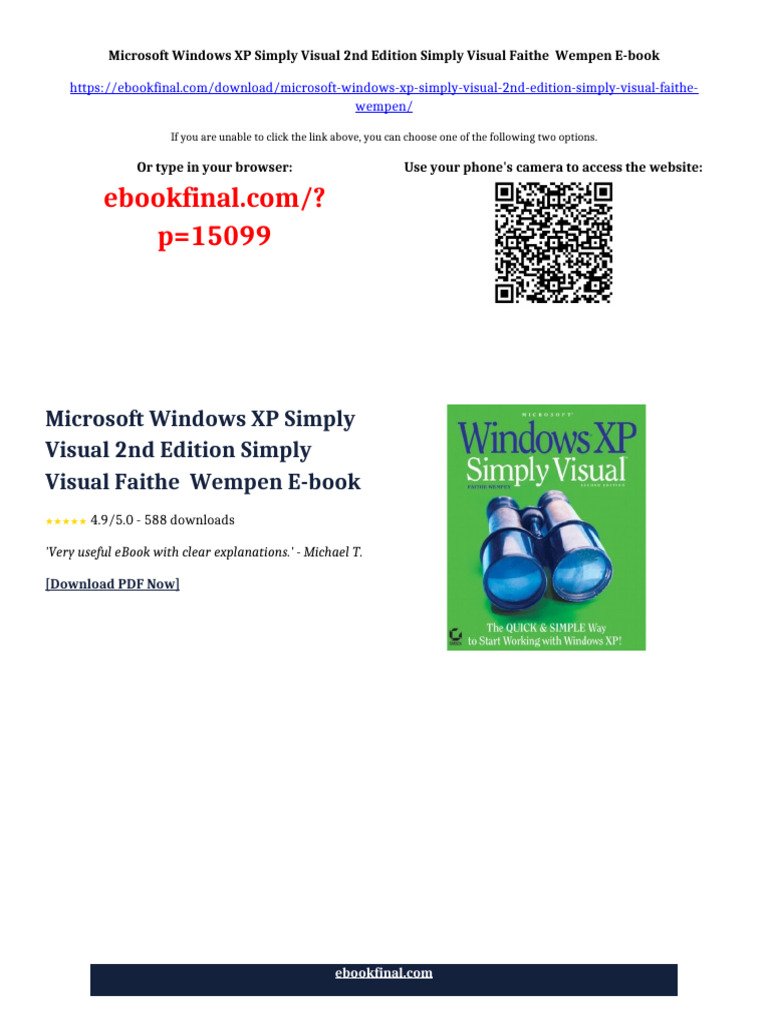 Microsoft Windows XP Simply Visual 2nd Edition Simply Visual Faithe ...