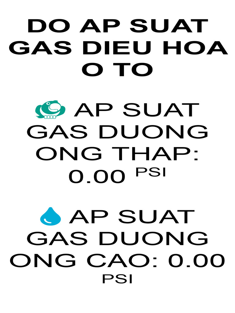 Do Ap Suat Gas Dieu Hoa OTO: Ap Suat Gas Duong Ong Thap: 0.00 Ap Suat ...