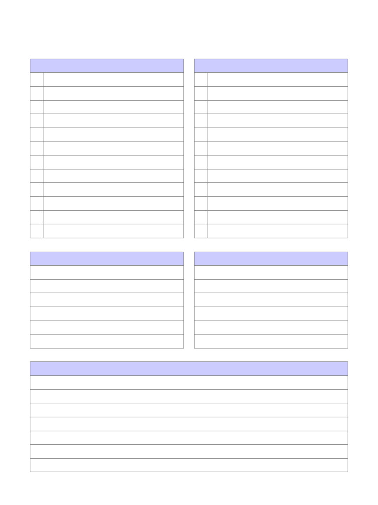 Daily Schedule Portrait Purple | PDF