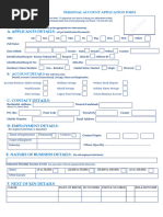I&M Bank Account Opening Application | PDF | Identity Document | Debit Card